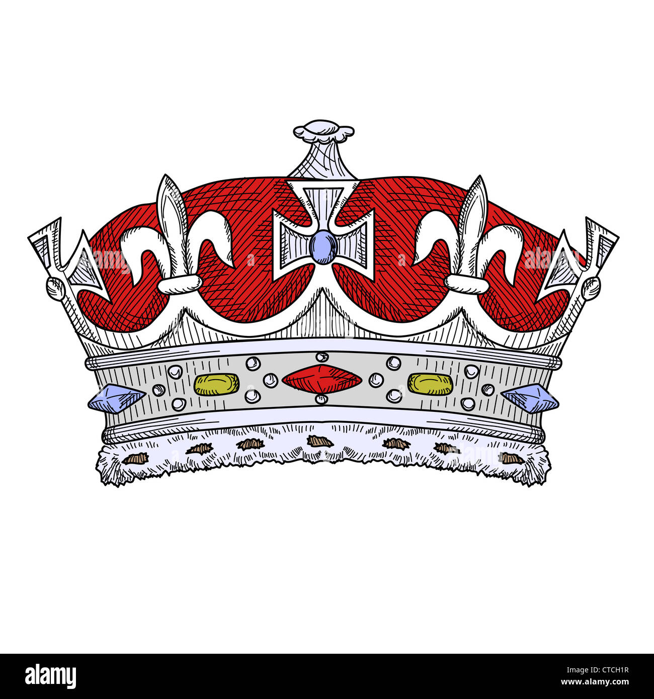 Vintage crown hi-res stock photography and images - Alamy