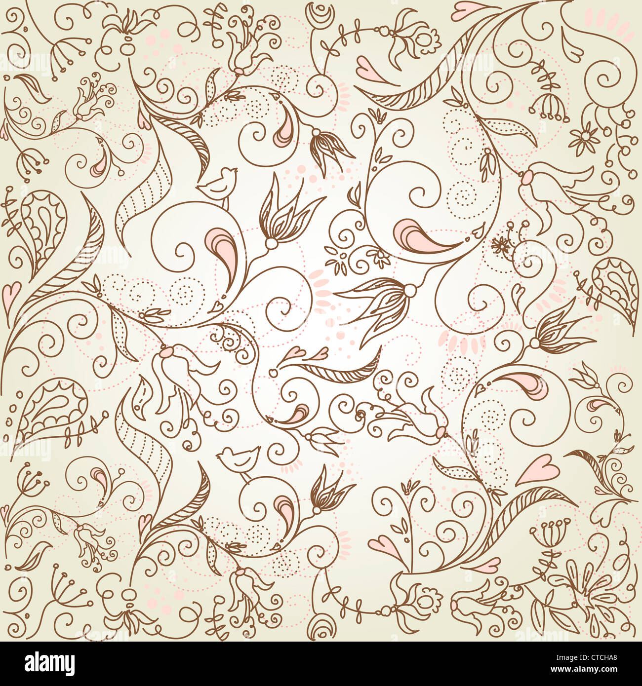 delicate floral background Stock Photo - Alamy