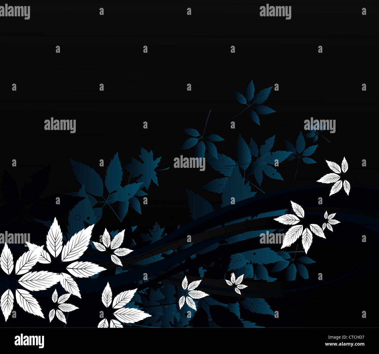 abstract floral background vector illustration Stock Photo - Alamy