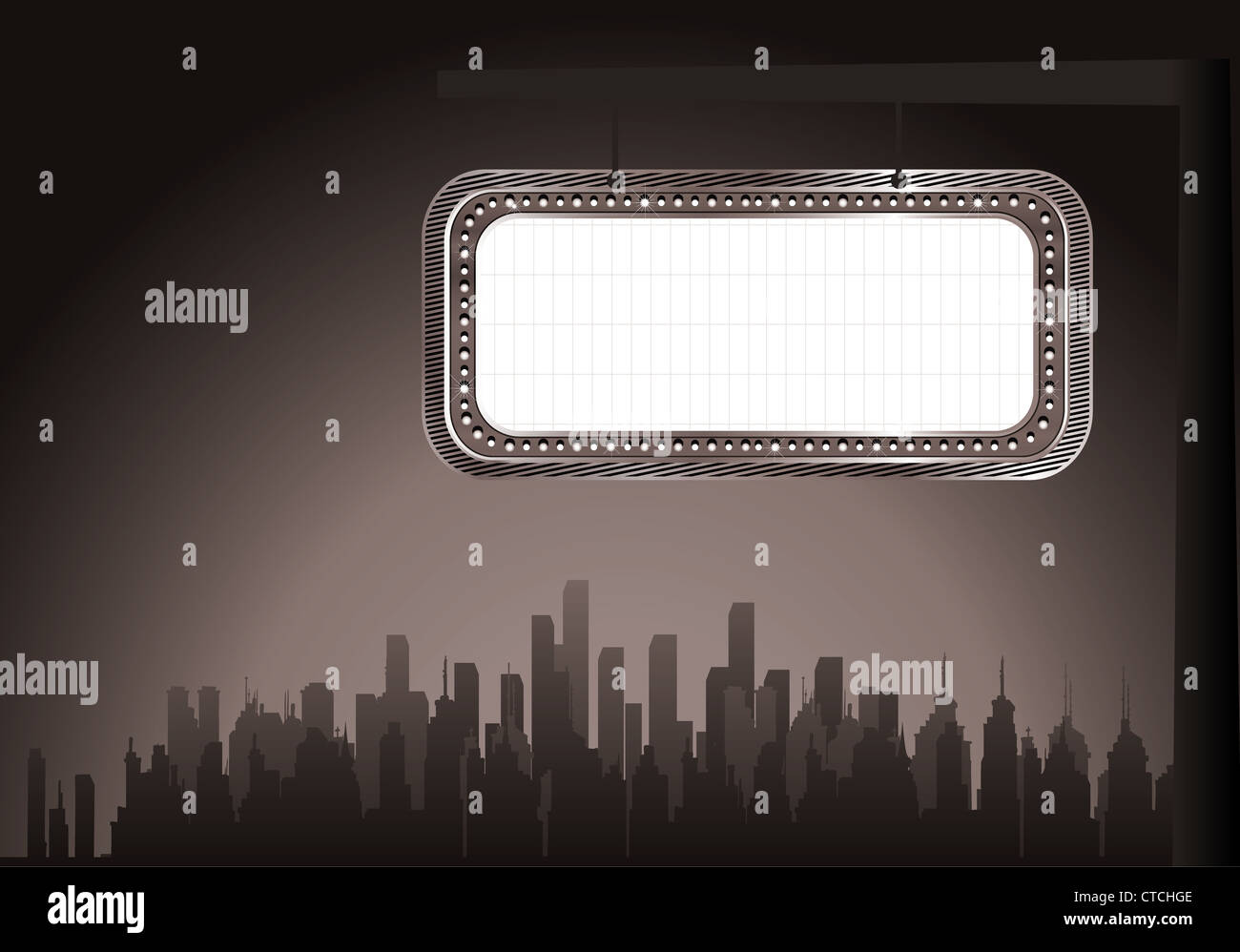 vintage neon sign vector illustration Stock Photo - Alamy