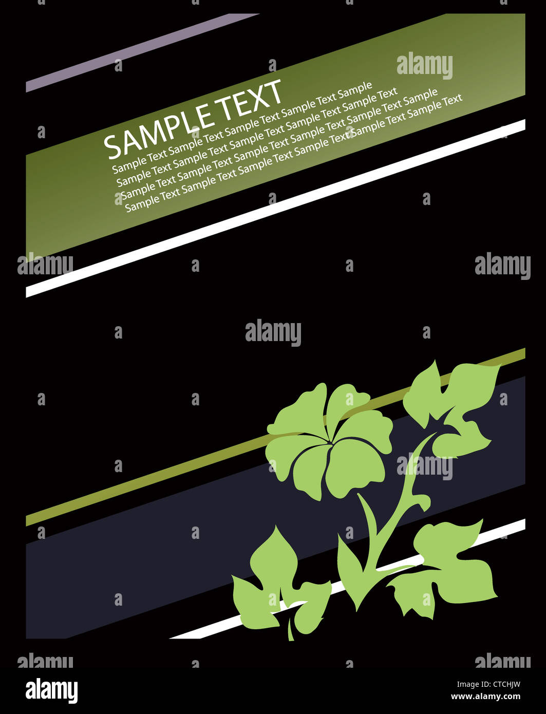 abstract floral background vector illustration Stock Photo - Alamy