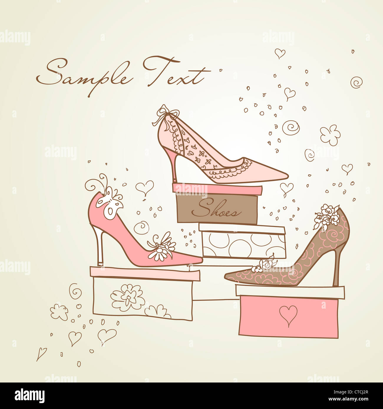 Girls Love Shoes! Stock Photo - Alamy