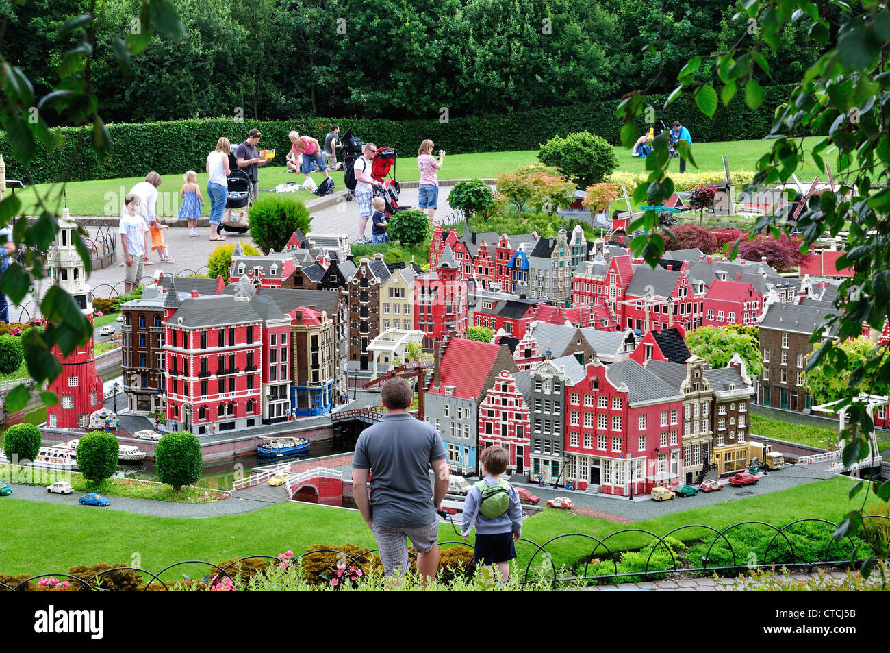 European city in 'Miniland' at Legoland Windsor Resort, Windsor ...