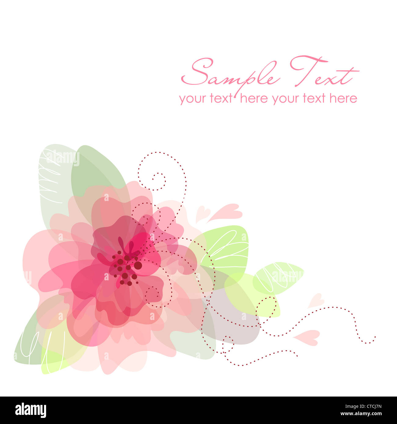Romantic Flower Background Stock Photo - Alamy