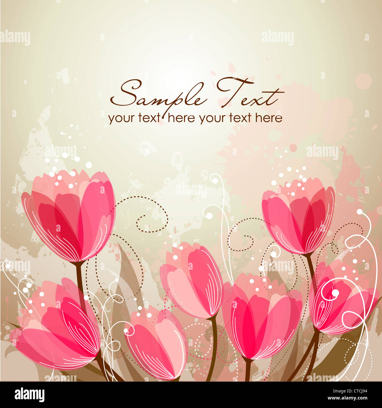 Romantic Flower Background Stock Photo - Alamy