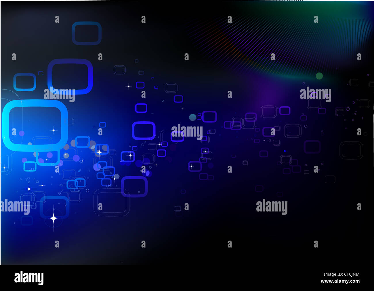 Vector illustration of retro style blue Abstract background Stock Photo ...