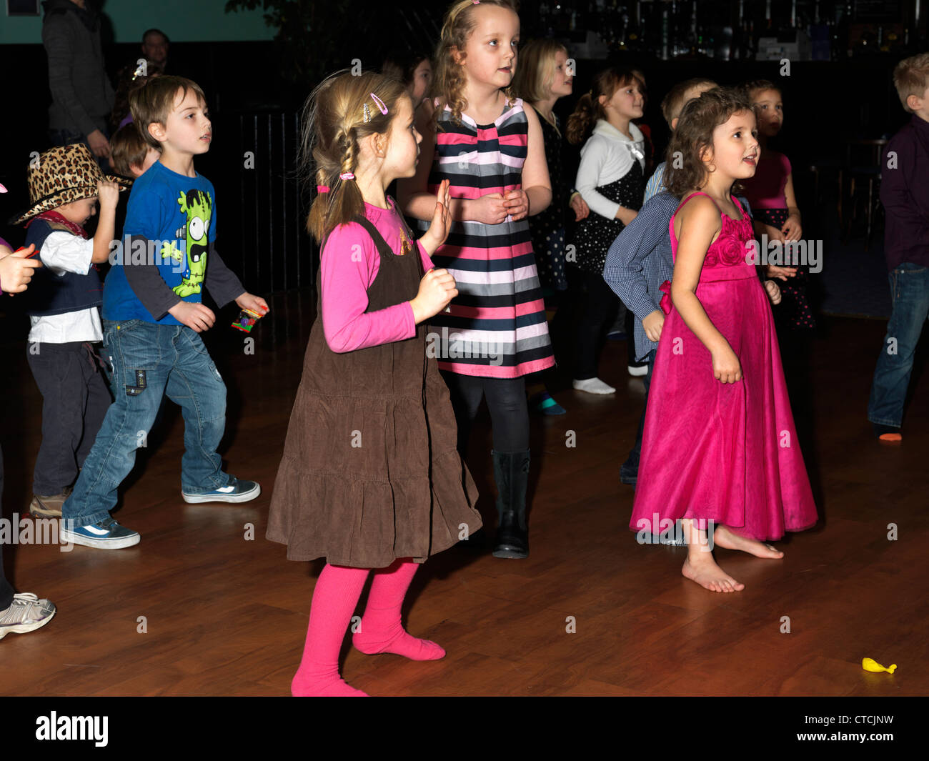 Children Dancing Party Stock Photos & Children Dancing Party Stock ...