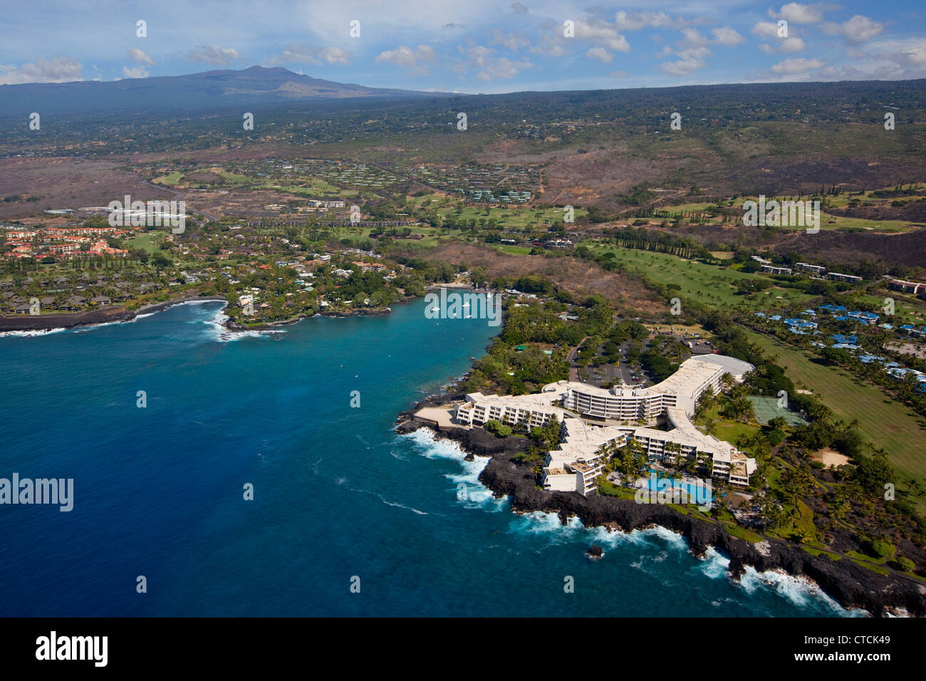 Kona hawaii aerial hi-res stock photography and images - Alamy