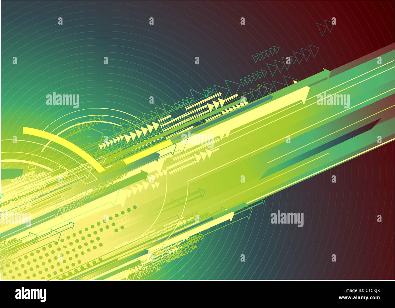 Vector illustration of abstract retro hi-tech Background Stock Photo ...