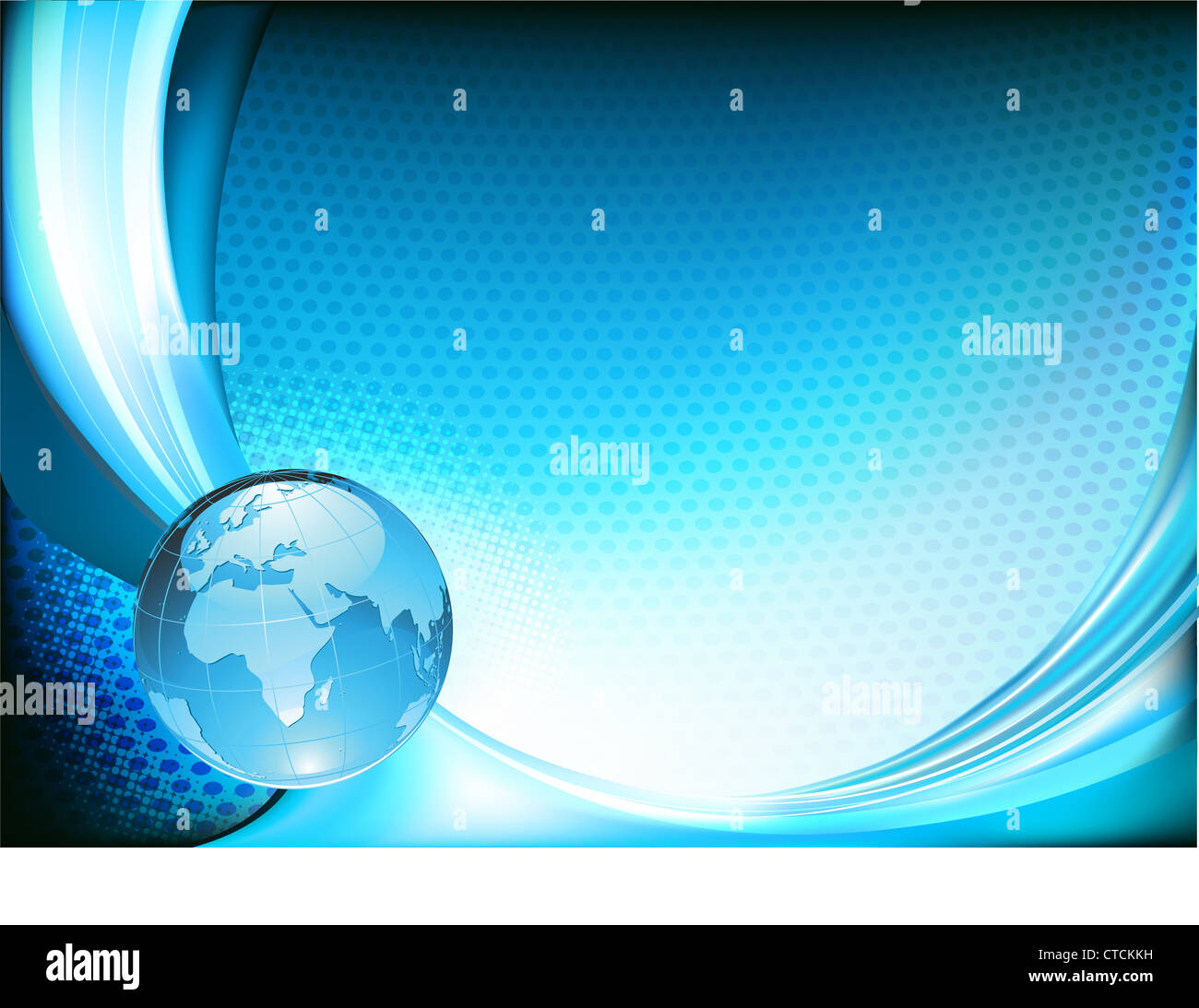 Vector illustration futuristicblue abstract spotty background ...