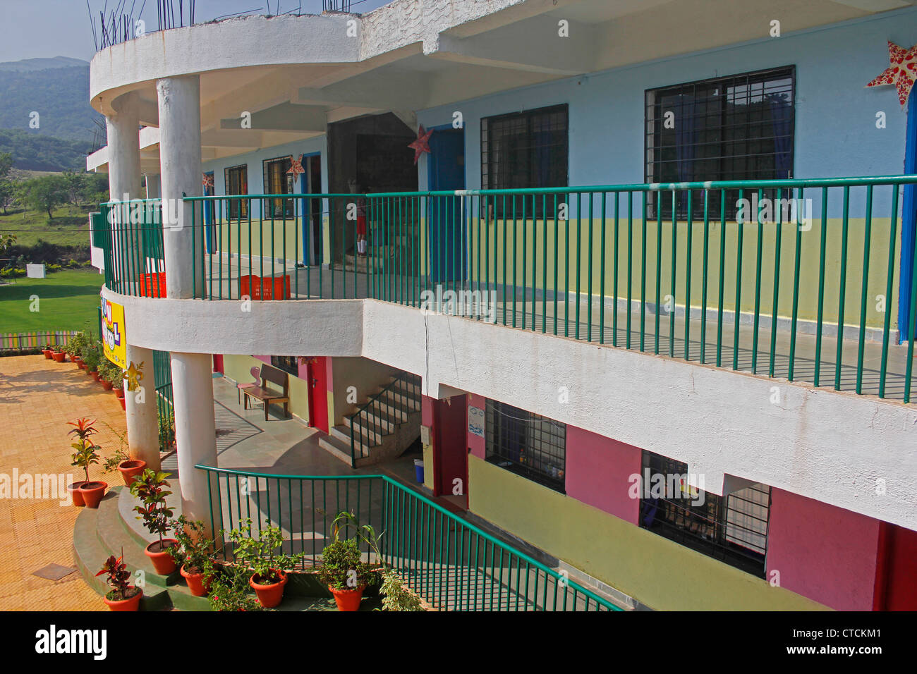Primary School Campus, Pune, Maharashtra, India Stock Photo - Alamy