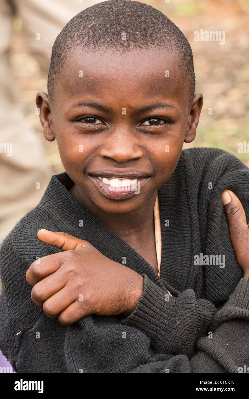 Smiling Kenyan child Stock Photo - Alamy