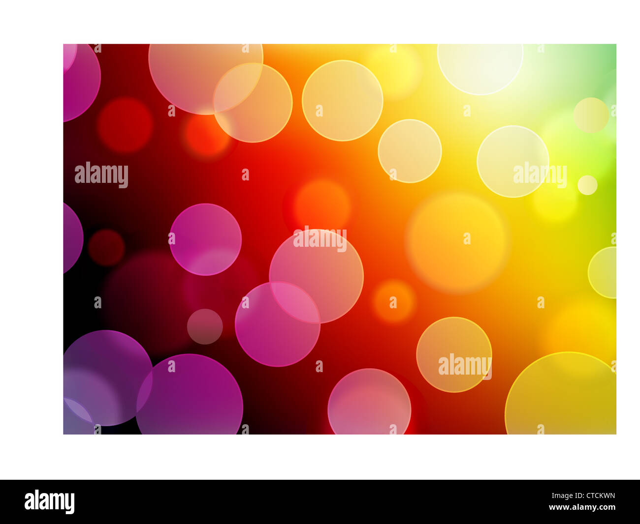 Vector illustration of red abstract glowing background with blurred ...