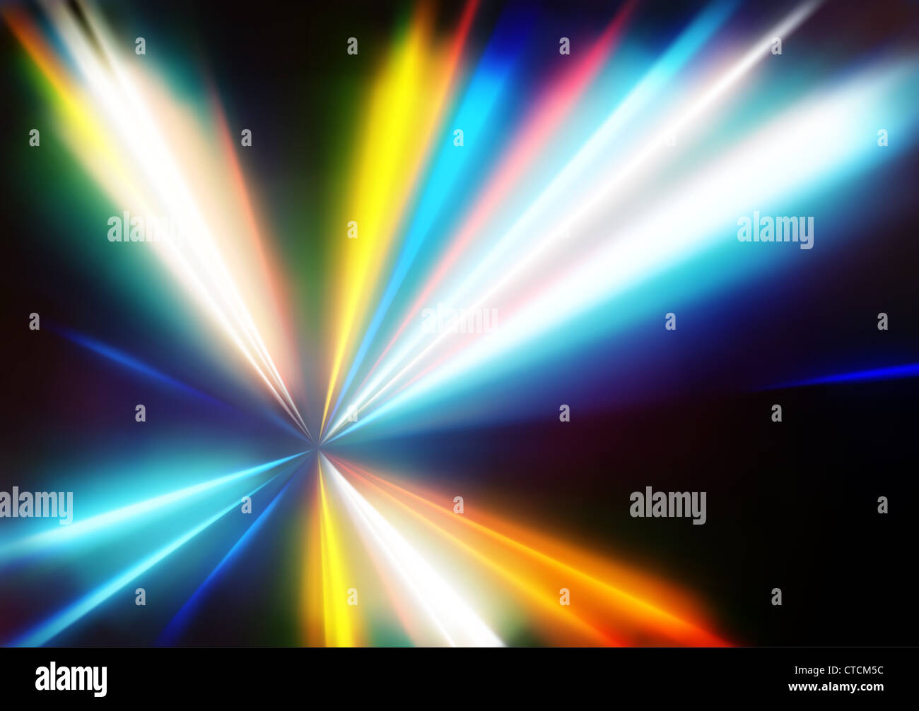 Vector illustration of abstract background with blurred magic neon ...