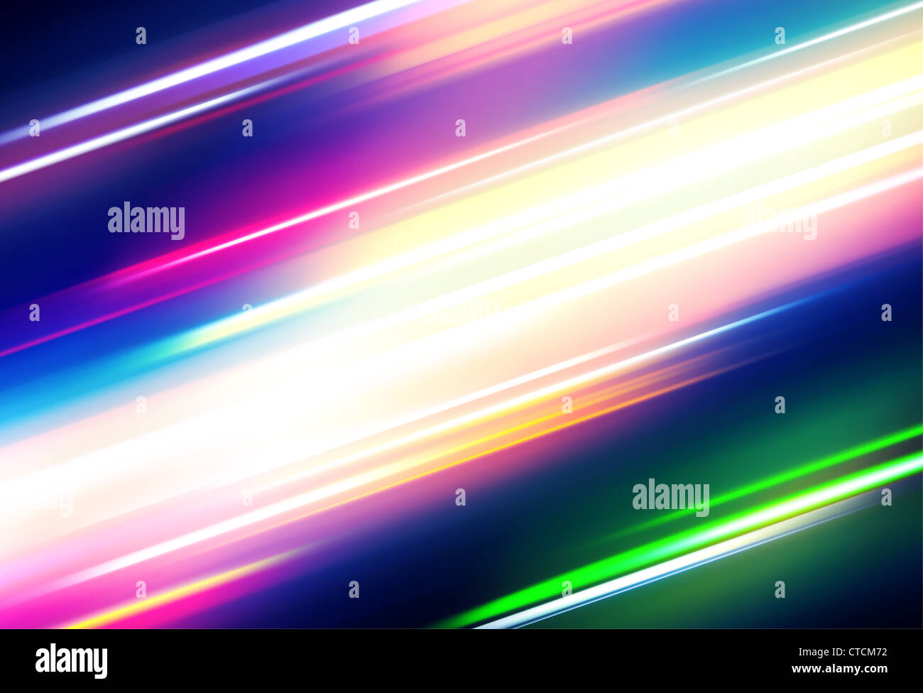 Vector illustration of abstract background with blurred magic neon ...