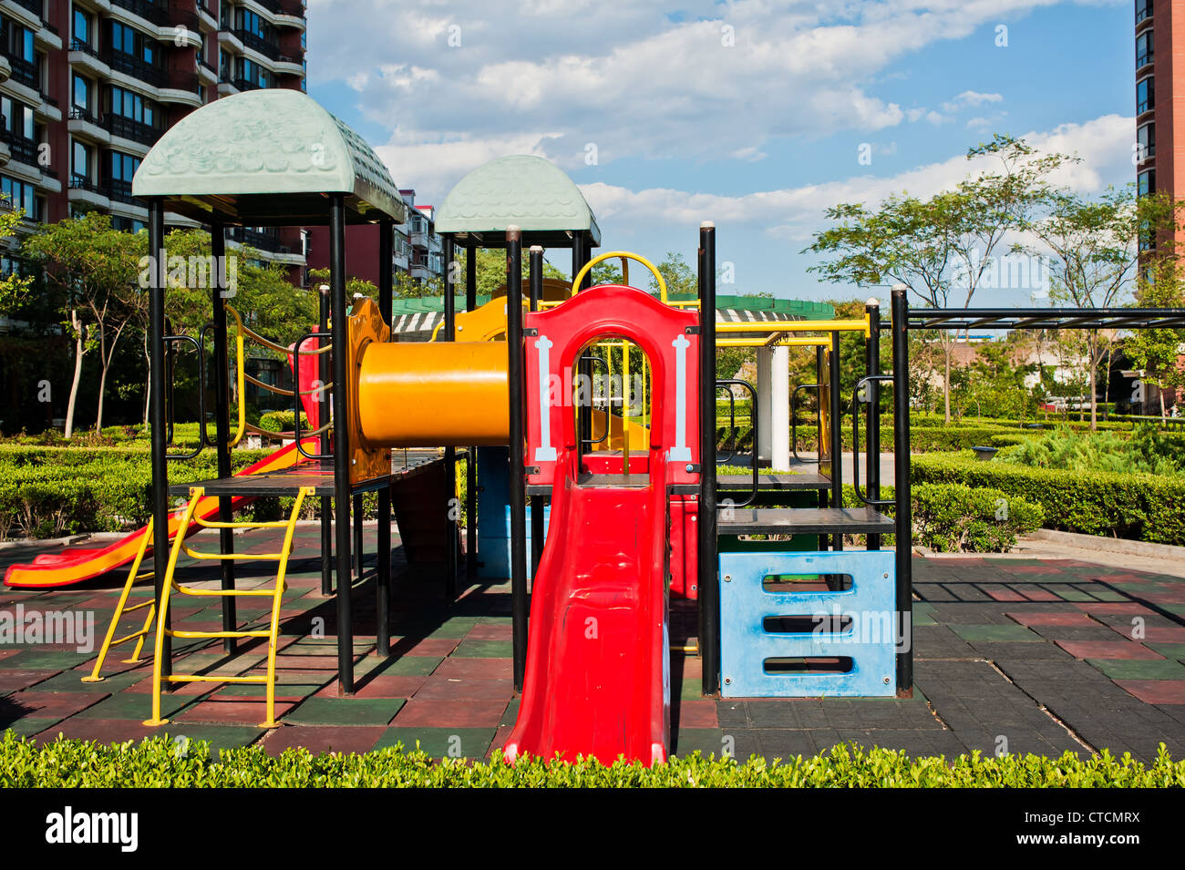 Children's Playground in a residential area, Beijing Stock Photo - Alamy