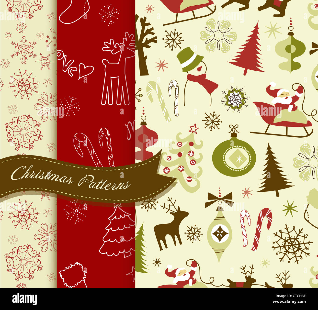 Retro patterns hi-res stock photography and images - Alamy