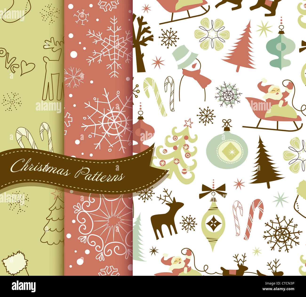 Retro patterns hi-res stock photography and images - Alamy