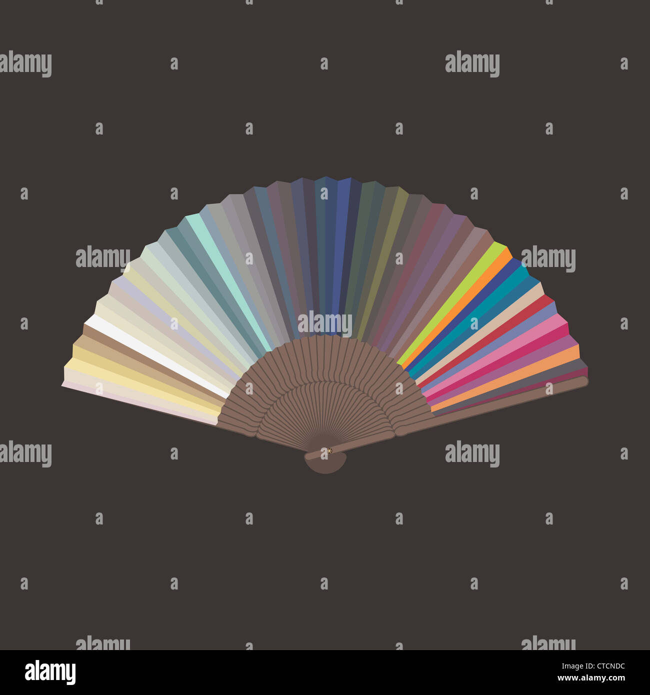 Color sampler, illustration with trendy color swatches Stock Photo - Alamy