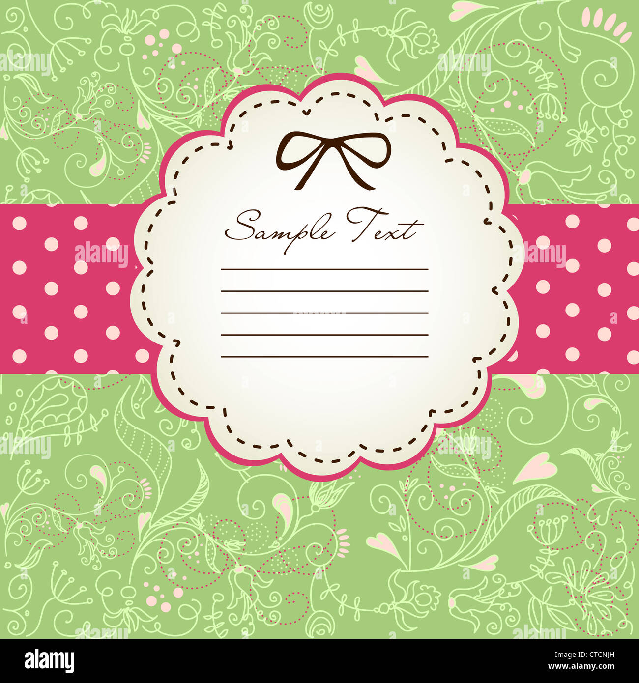 Template frame design for a card Stock Photo - Alamy