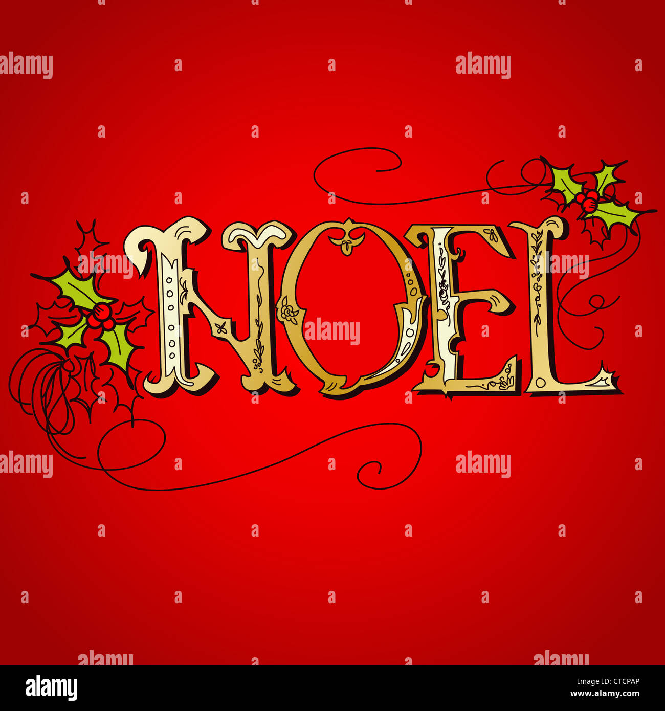 Noel card hi-res stock photography and images - Alamy