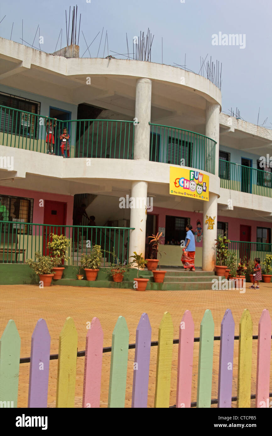 Primary School Campus, Pune, Maharashtra, India Stock Photo - Alamy
