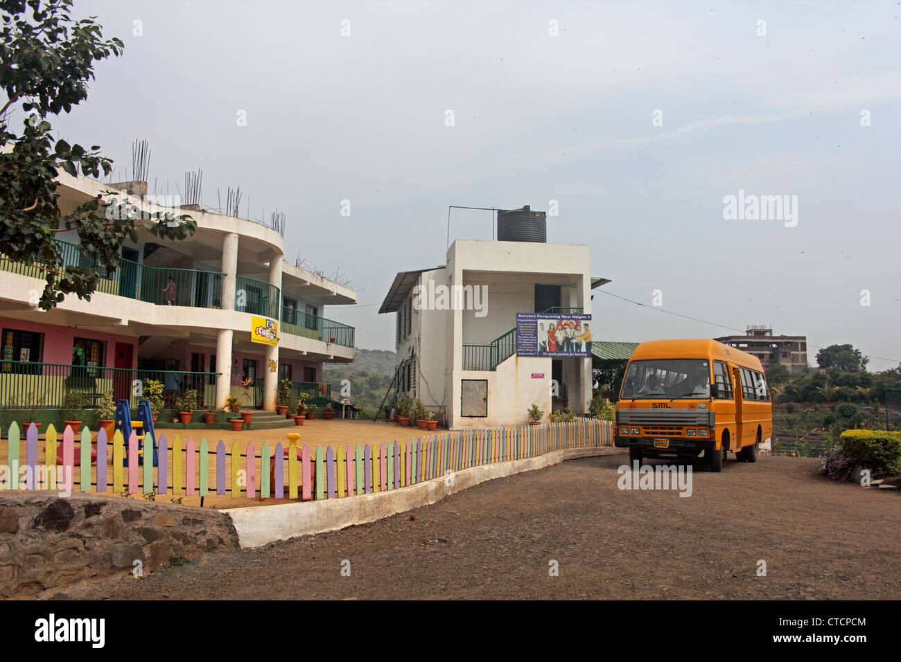 Primary School Campus, Pune, Maharashtra, India Stock Photo - Alamy