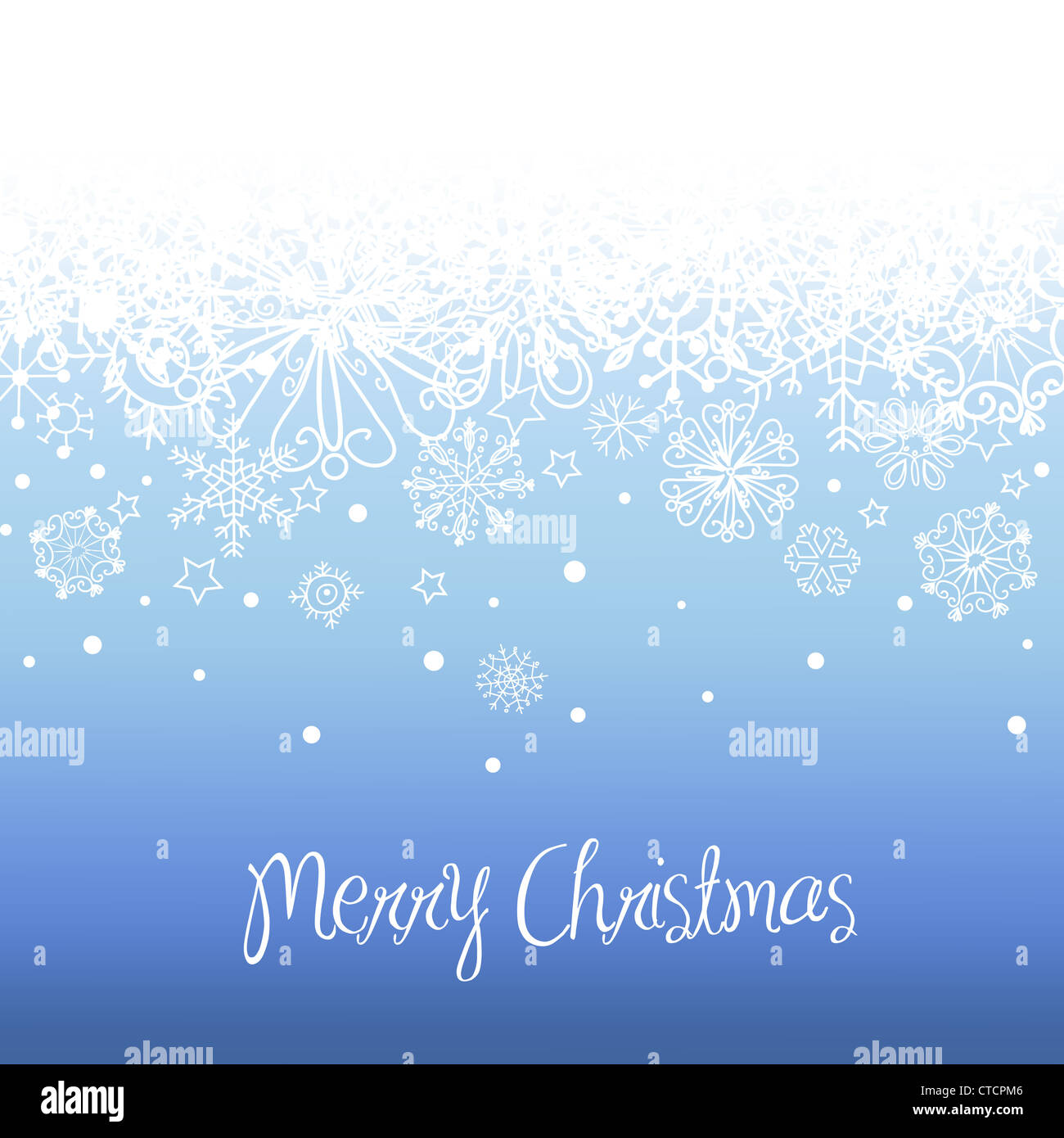 Blue Christmas background with space for text Stock Photo - Alamy