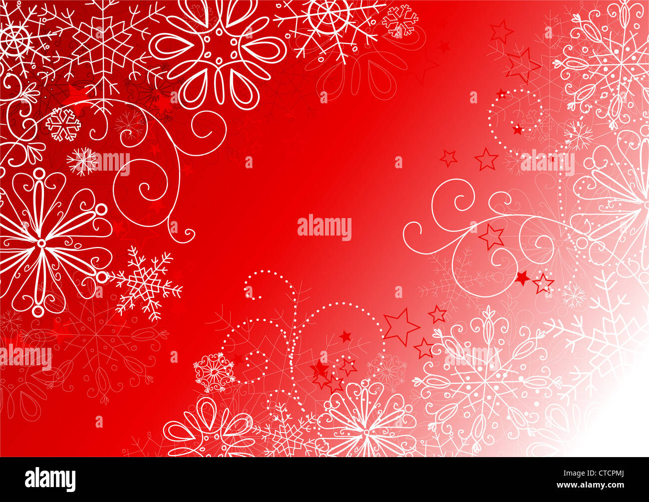 Abstract background with snowflakes. Vector Stock Photo - Alamy