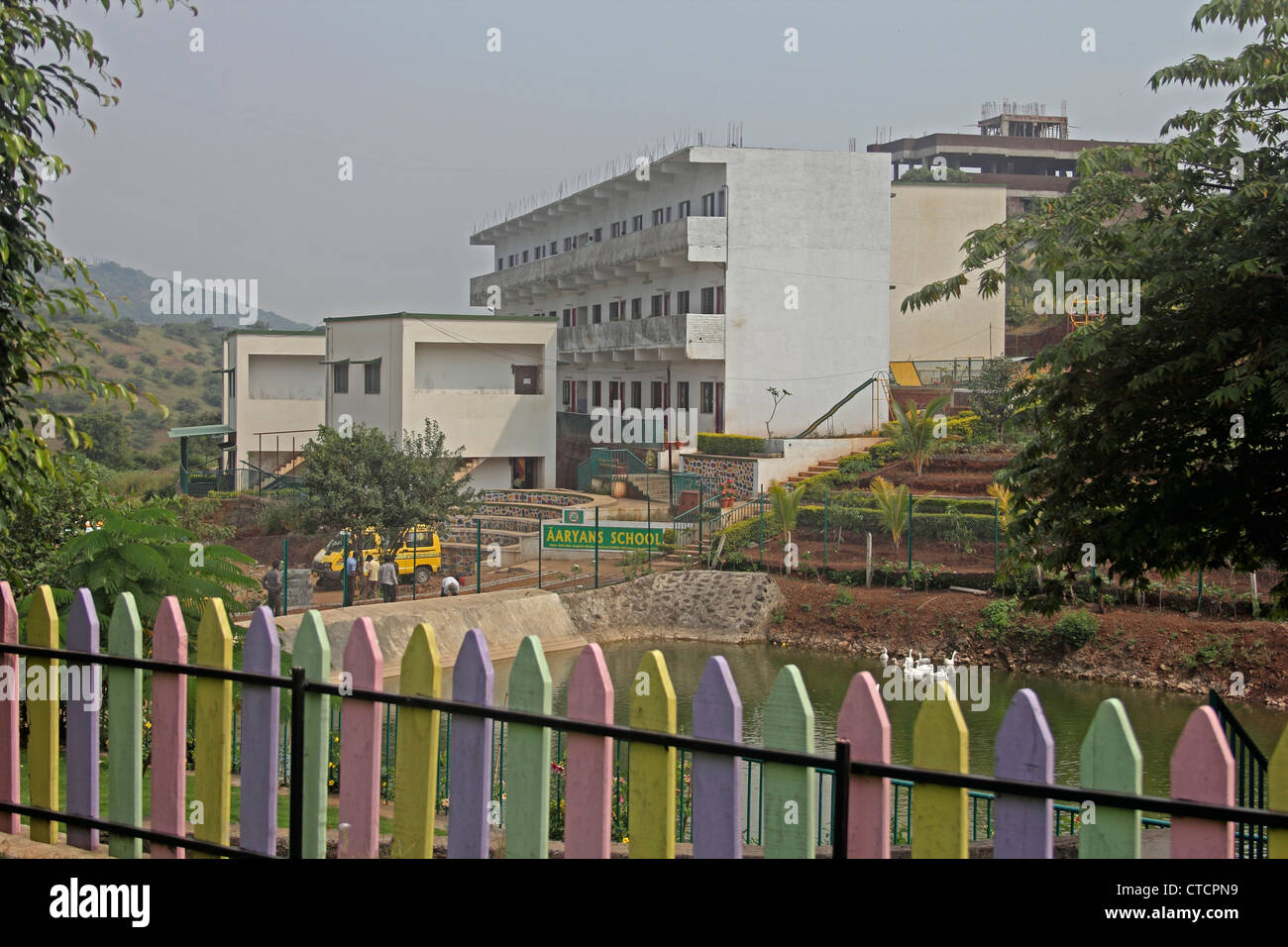 Primary School Campus, Pune, Maharashtra, India Stock Photo - Alamy