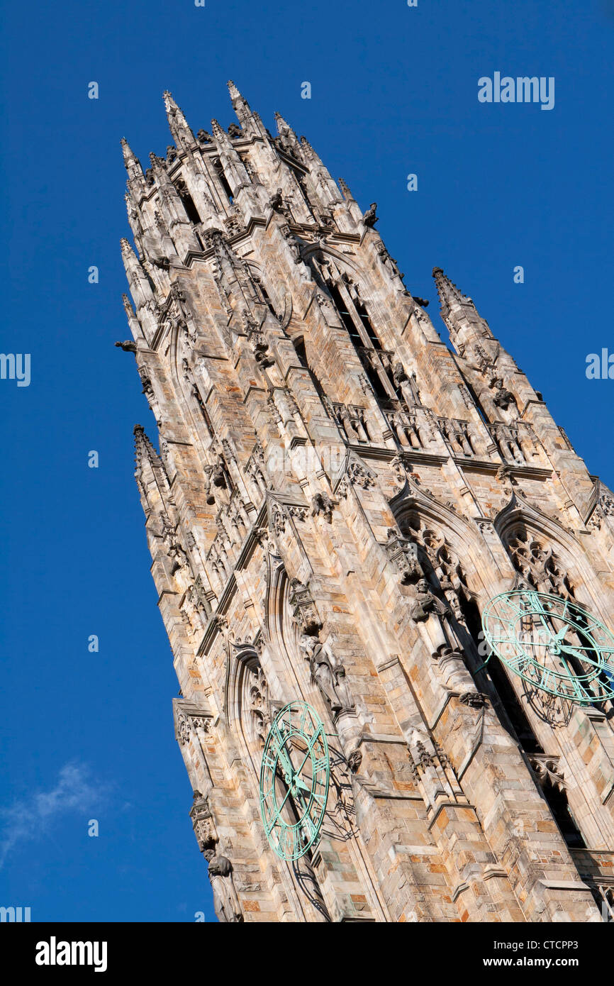 Yale University's Harkness Tower, New Haven, Connecticut, United States ...