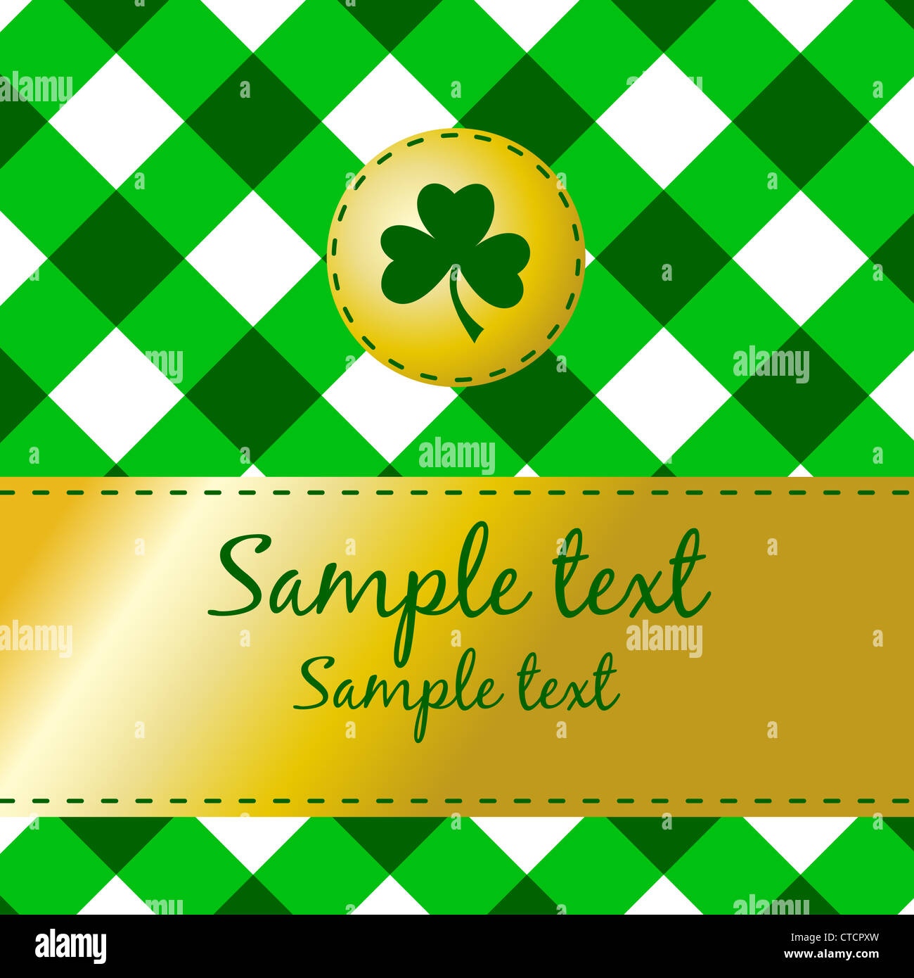 Irish Clover Background