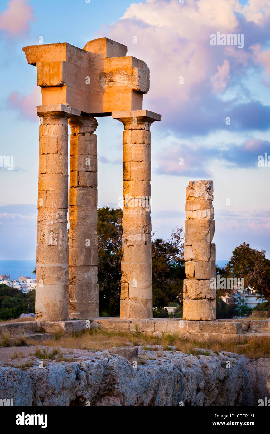Monte smith acropolis of rhodes hi-res stock photography and images - Alamy