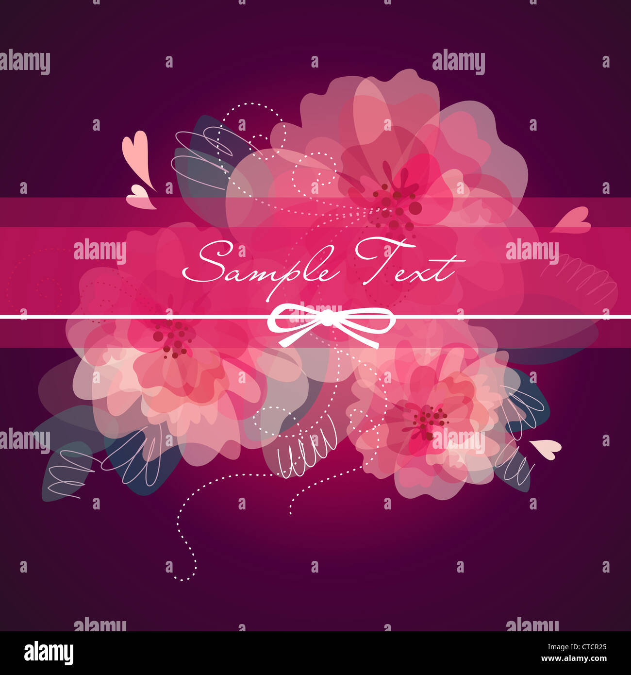 vector beautiful flower background Stock Photo - Alamy