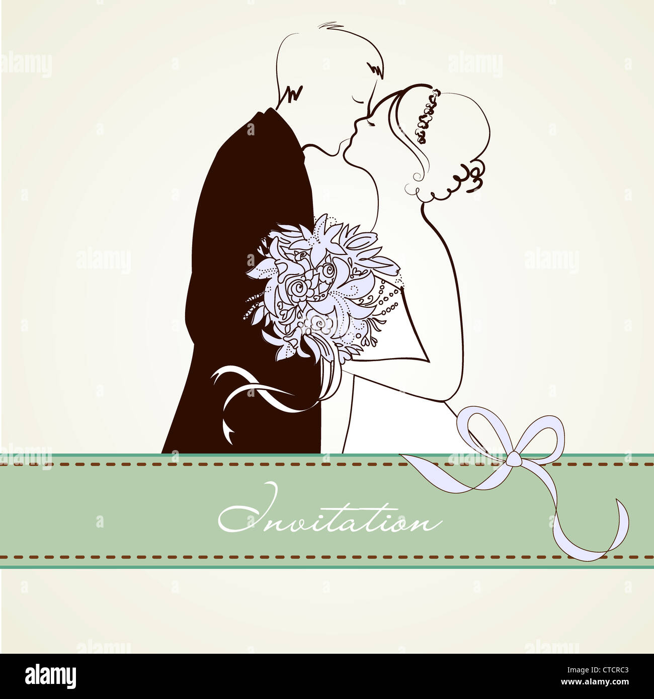 Bride and Groom. Wedding Background Stock Photo - Alamy