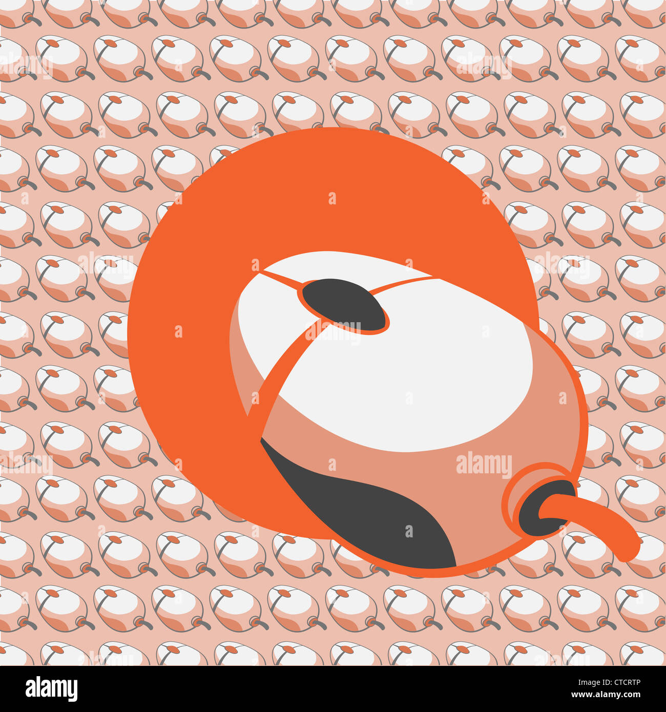 Vector illustration of computer mouse background Stock Photo - Alamy