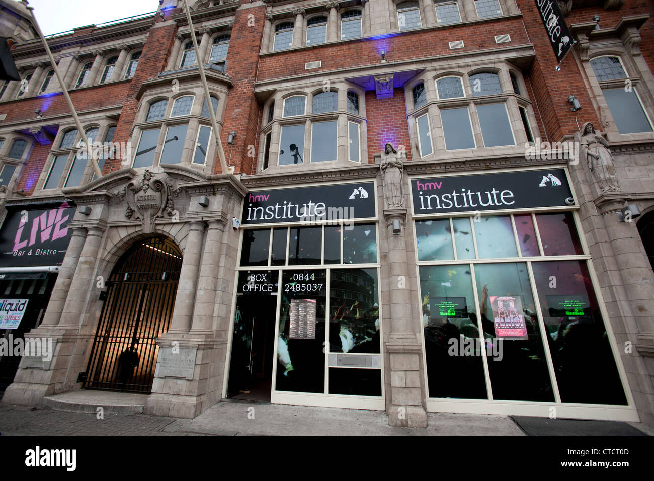 HMV Institute, Digbeth, Birmingham, UK. The Insitute has seen many top ...
