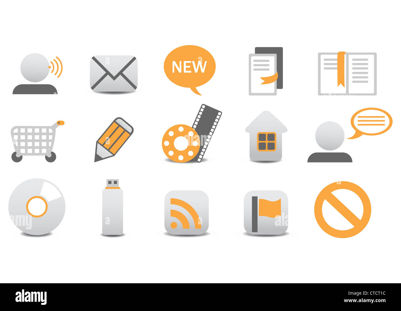 Vector illustration of different Professional icons. You can use it for ...