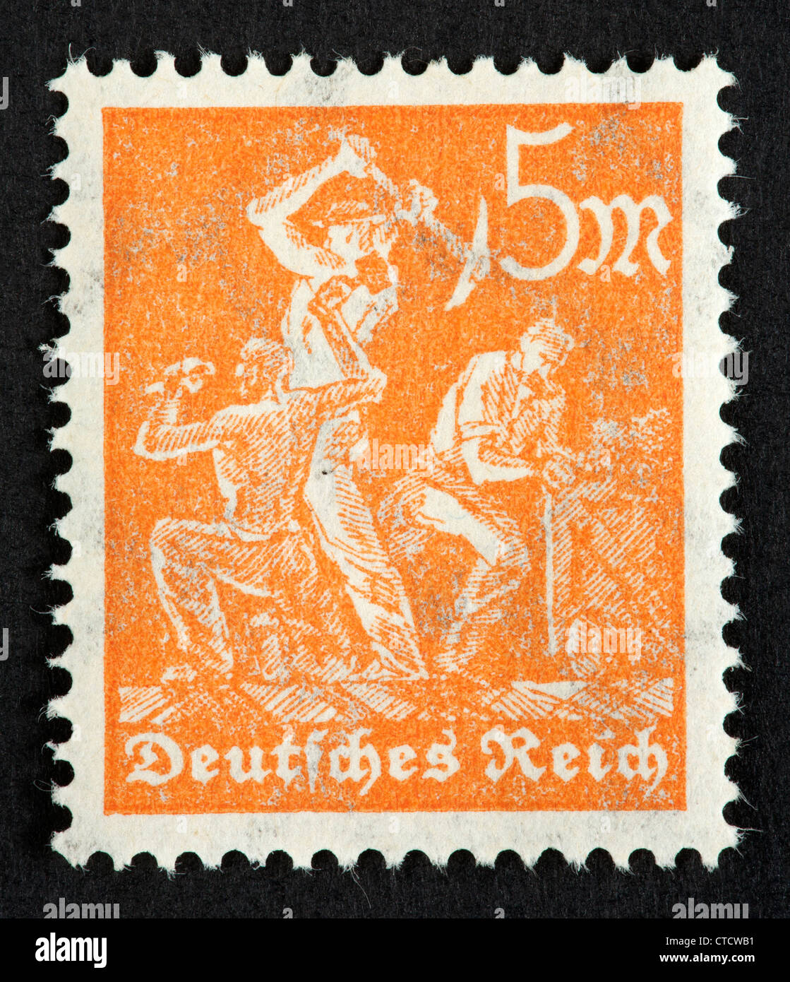 German postage stamp Stock Photo - Alamy