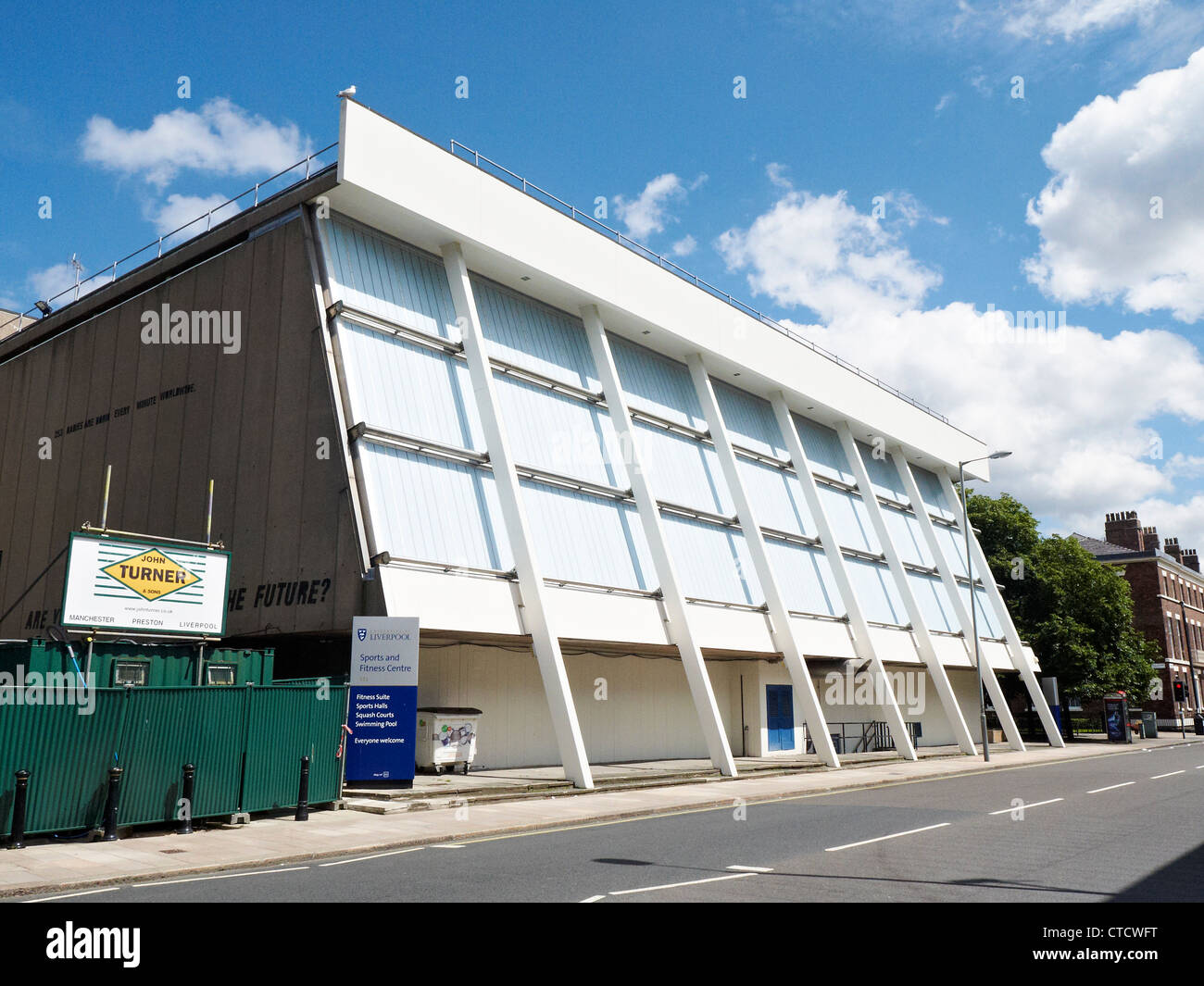 University of Liverpool Sports and Fitness Centre in Liverpool UK Stock ...