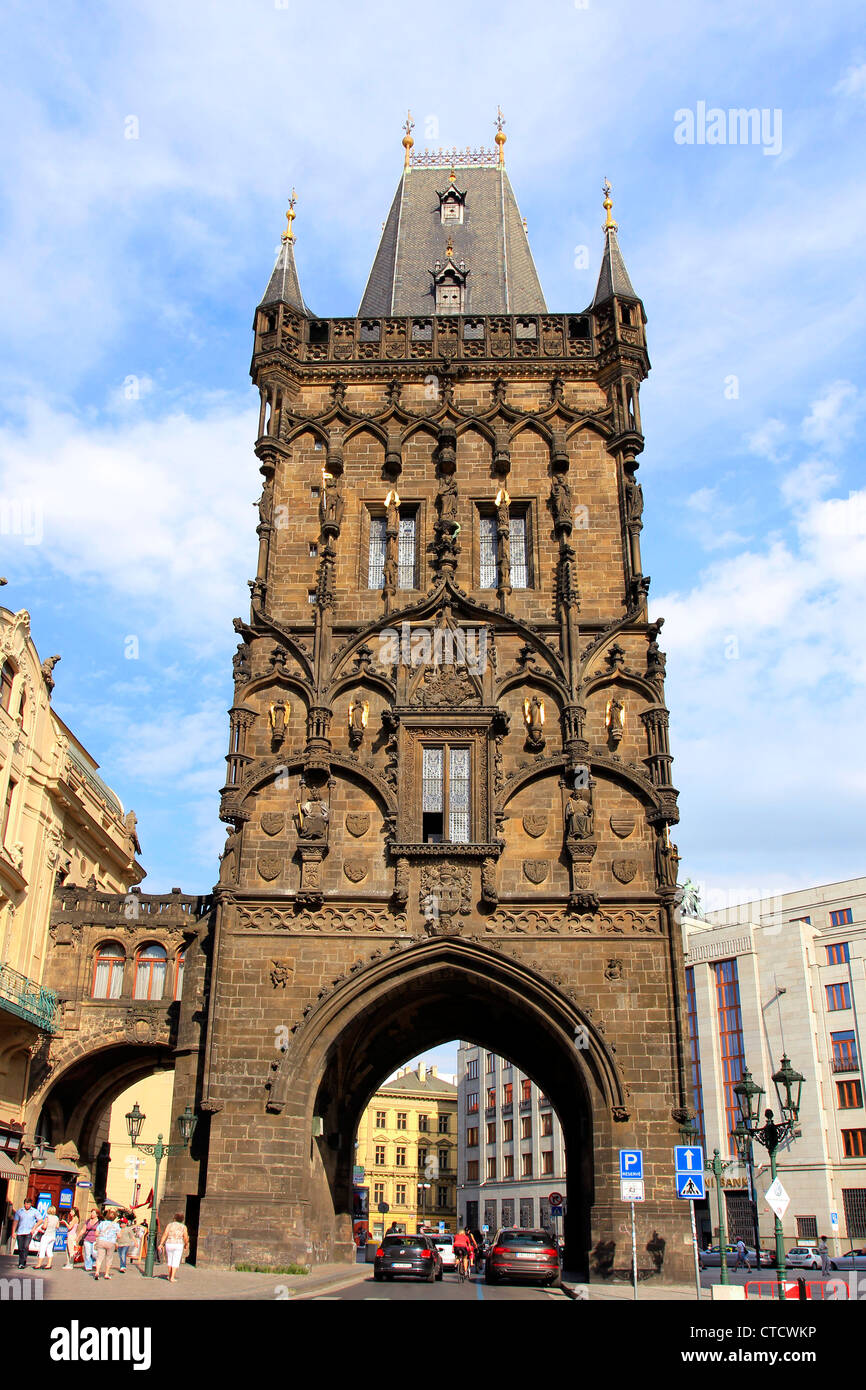 Powder gate tower hi-res stock photography and images - Alamy