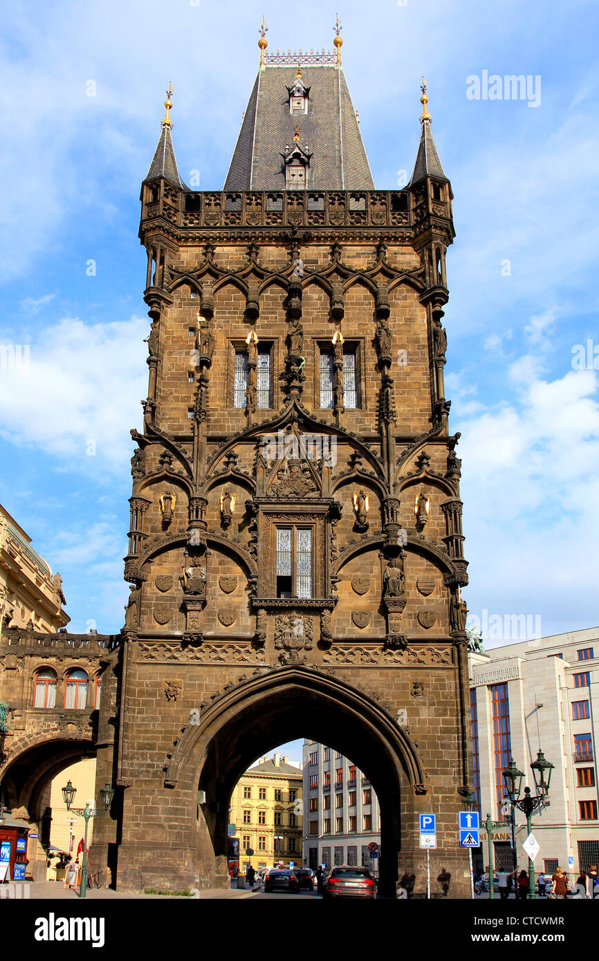 Powder gate tower hi-res stock photography and images - Alamy