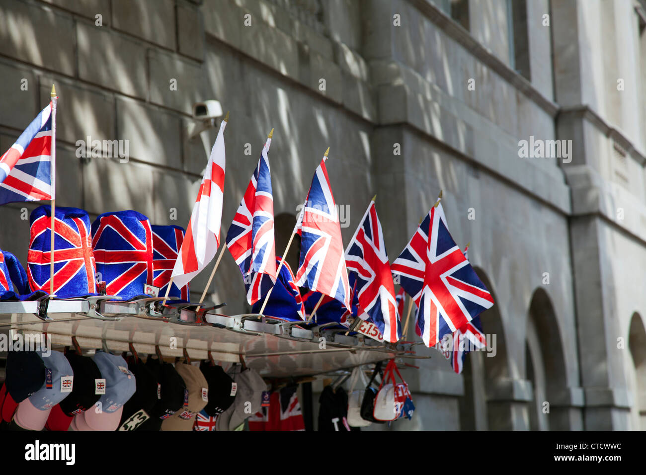 Union Jack Souvenirs - Whitehall - London UK Stock Photo - Alamy