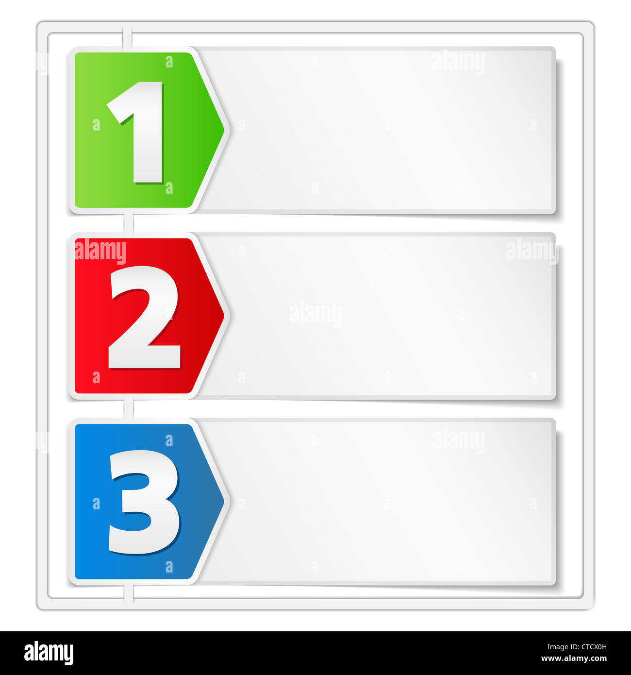 Banner two red paper hi-res stock photography and images - Alamy