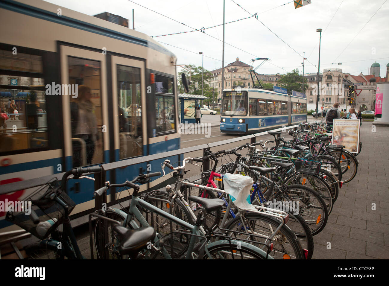 Urban transport in the city of Munich in Germany Stock Photo - Alamy