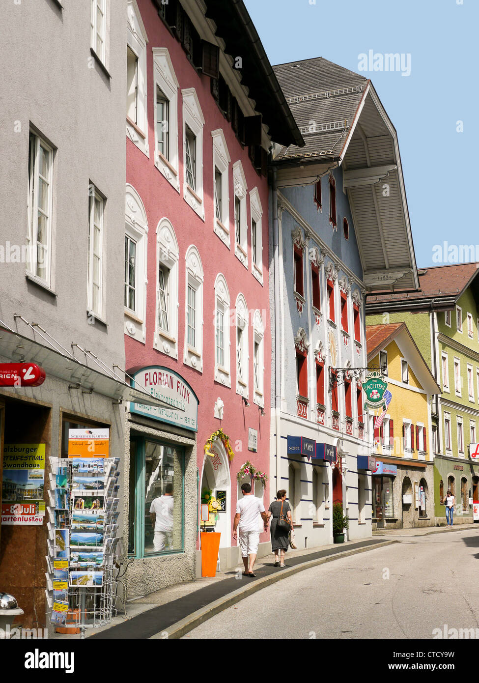 Restaurants and cafes in the village centre of Mondee, a charming town ...