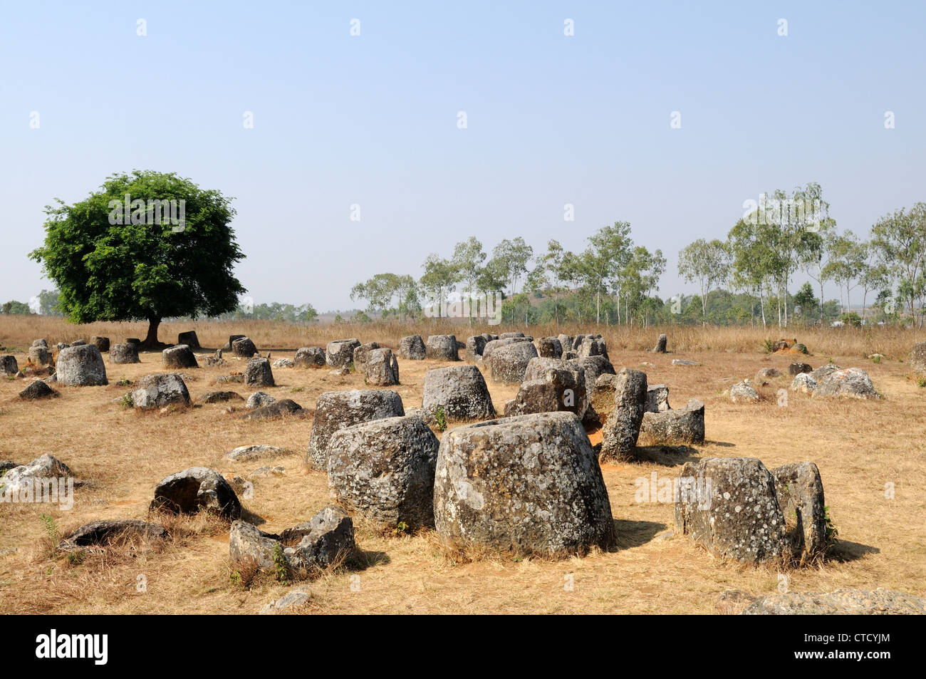 Plain of Jars site 1 Annamese Cordillera Xieng Khouang Province ...