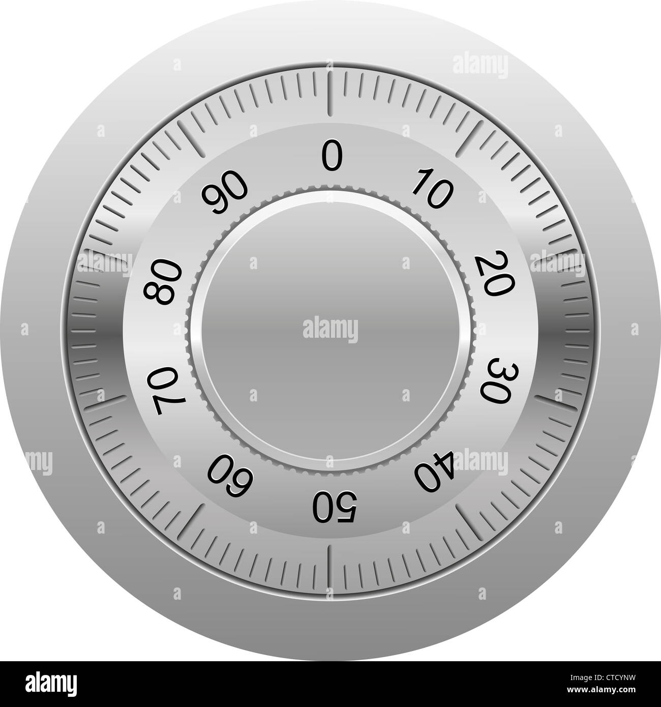 combination lock illustration isolated on white background Stock Photo ...