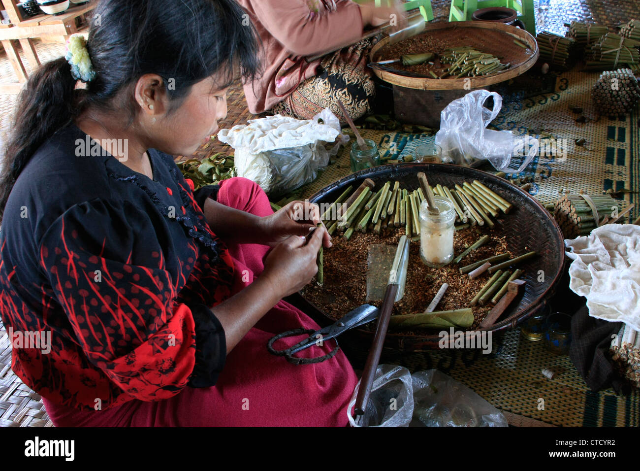 Cheroot burmese cigar cheroot cigars hi-res stock photography and ...