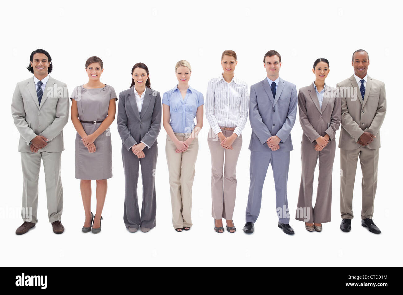 Business team side by side holding their hands Stock Photo - Alamy